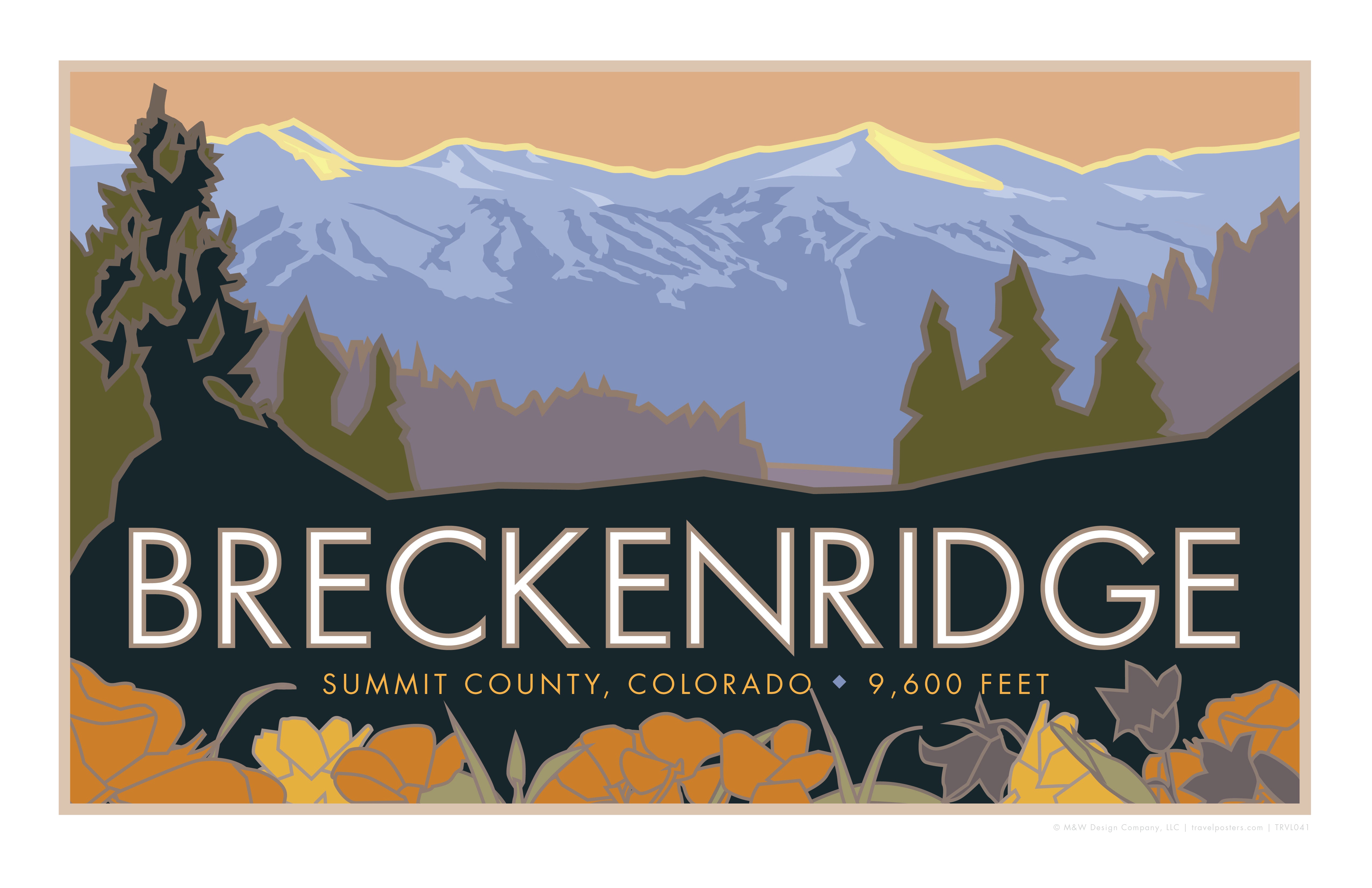 Breckenridge, Colorado, Horizontal - Poster – Travel Posters
