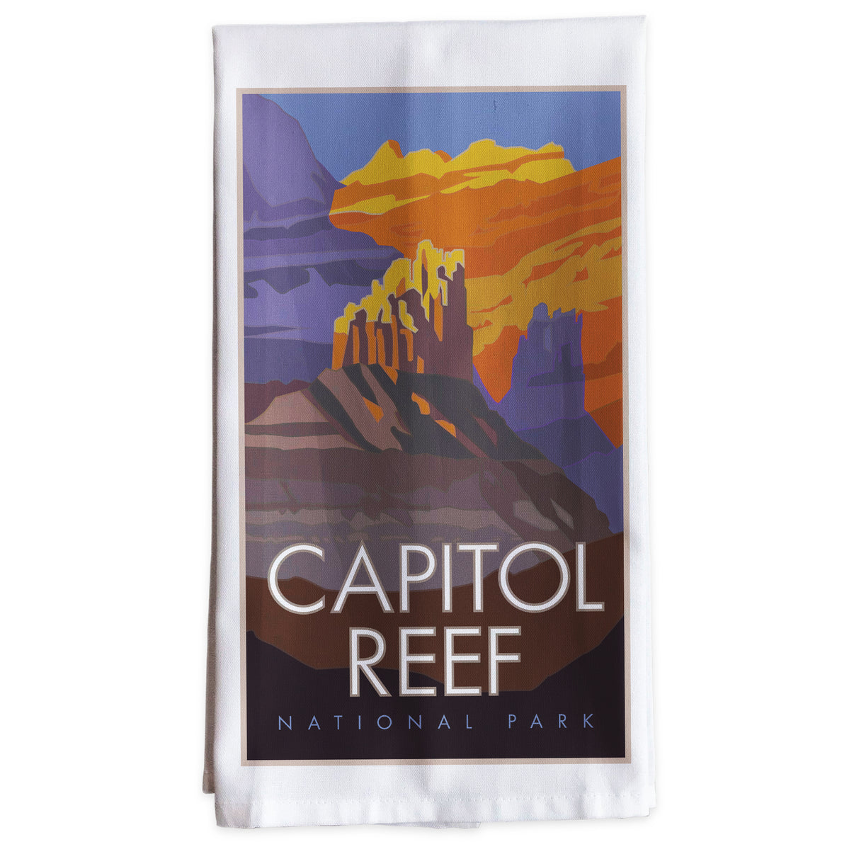 Capitol Reef National Park, Utah -Tea Towel – Travel Posters