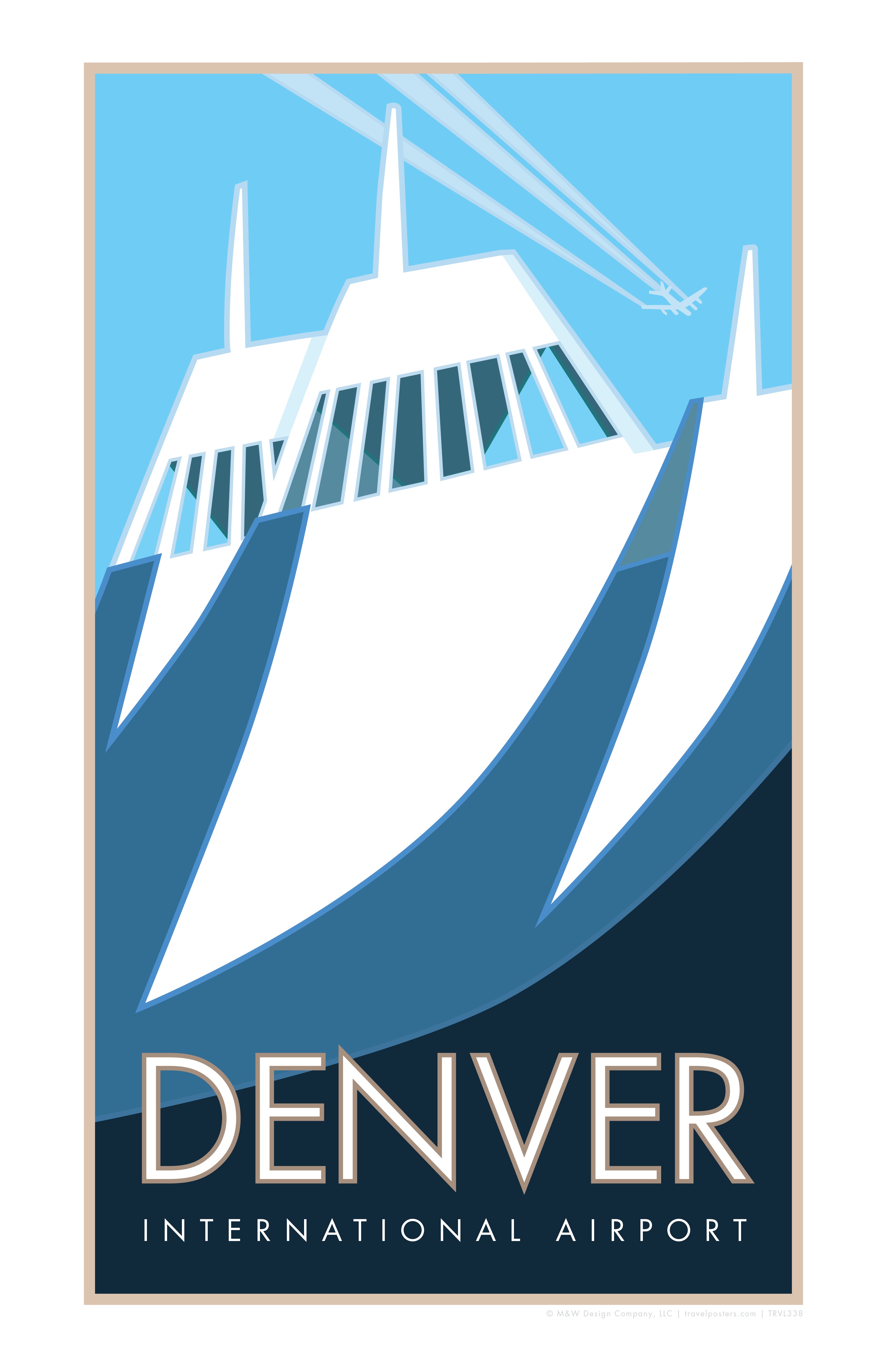 Denver International - Poster – Travel Posters