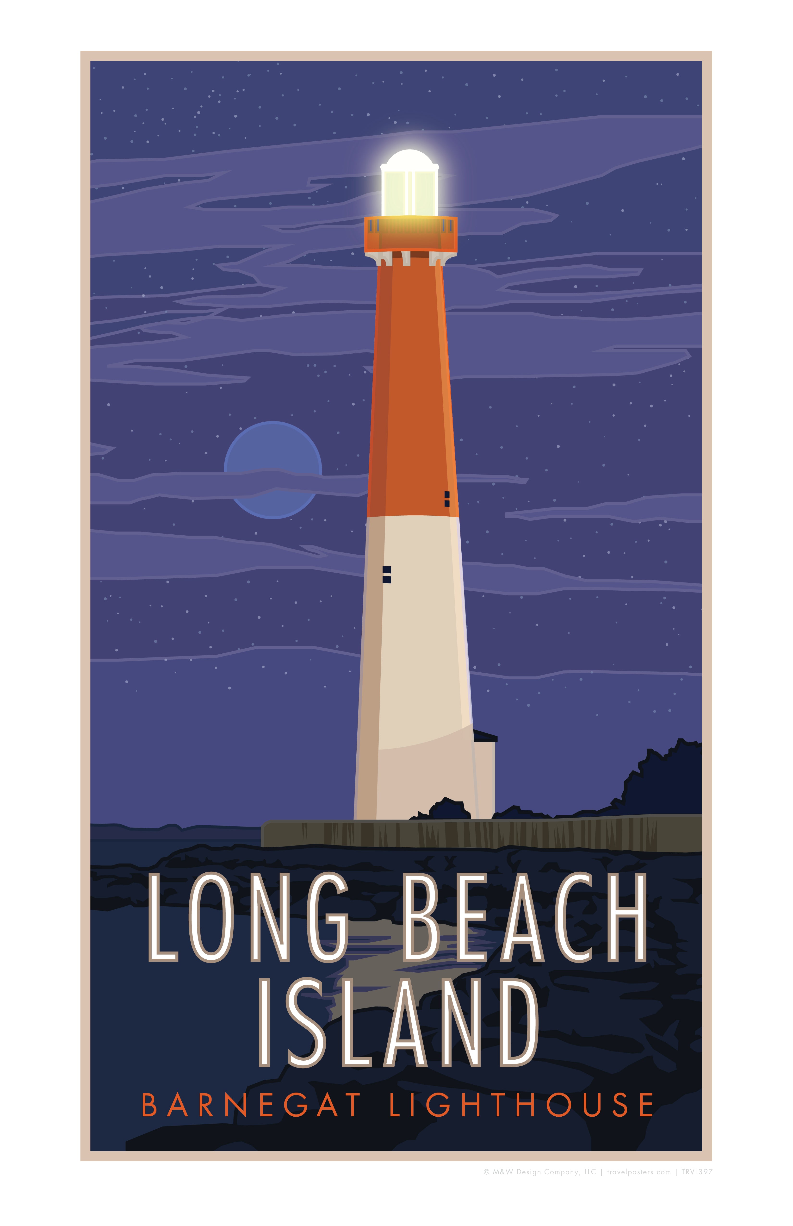 Long Beach Island Lighthouse - Poster – Travel Posters