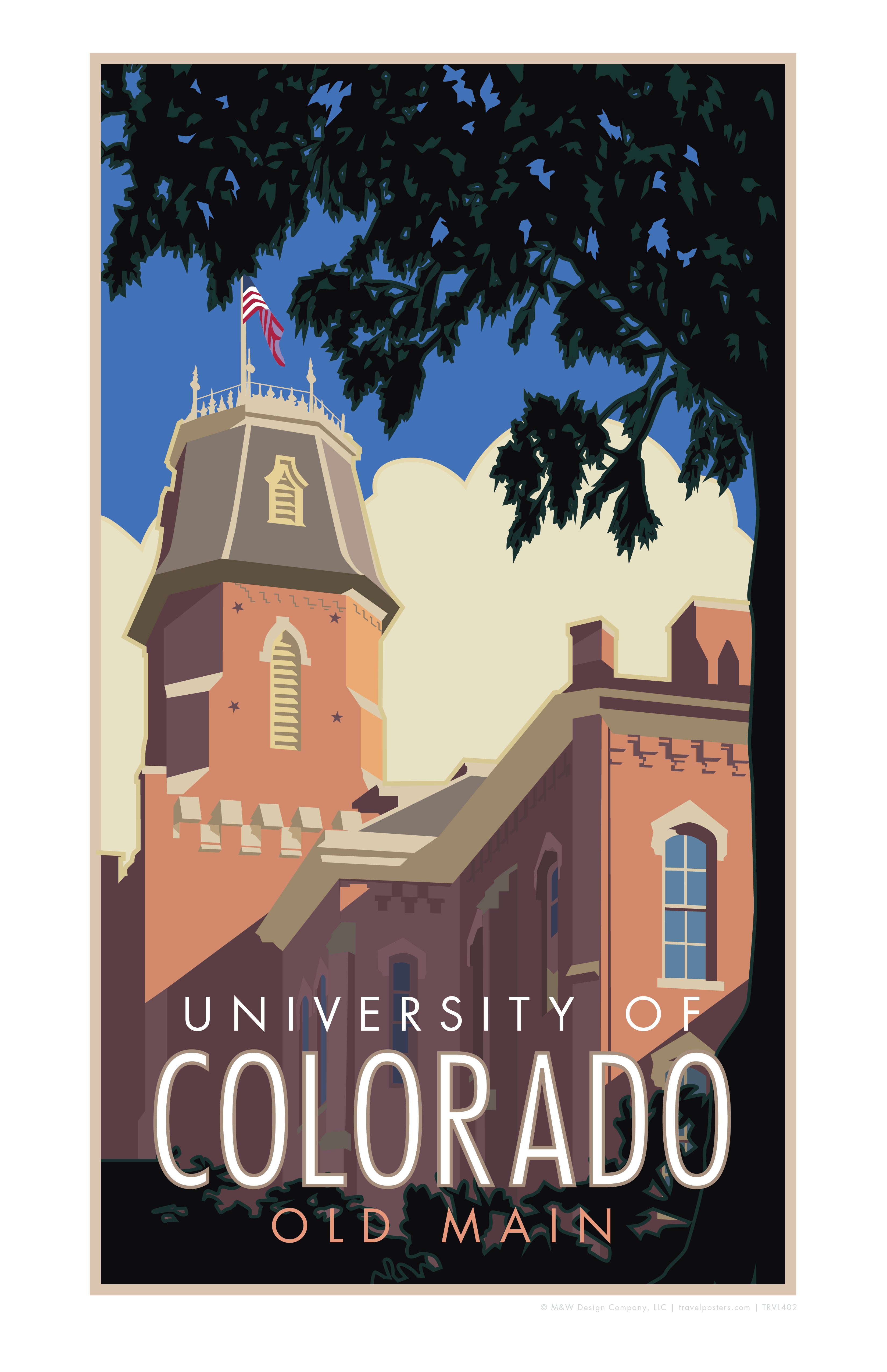 Old Main Colorado - Poster – Travel Posters