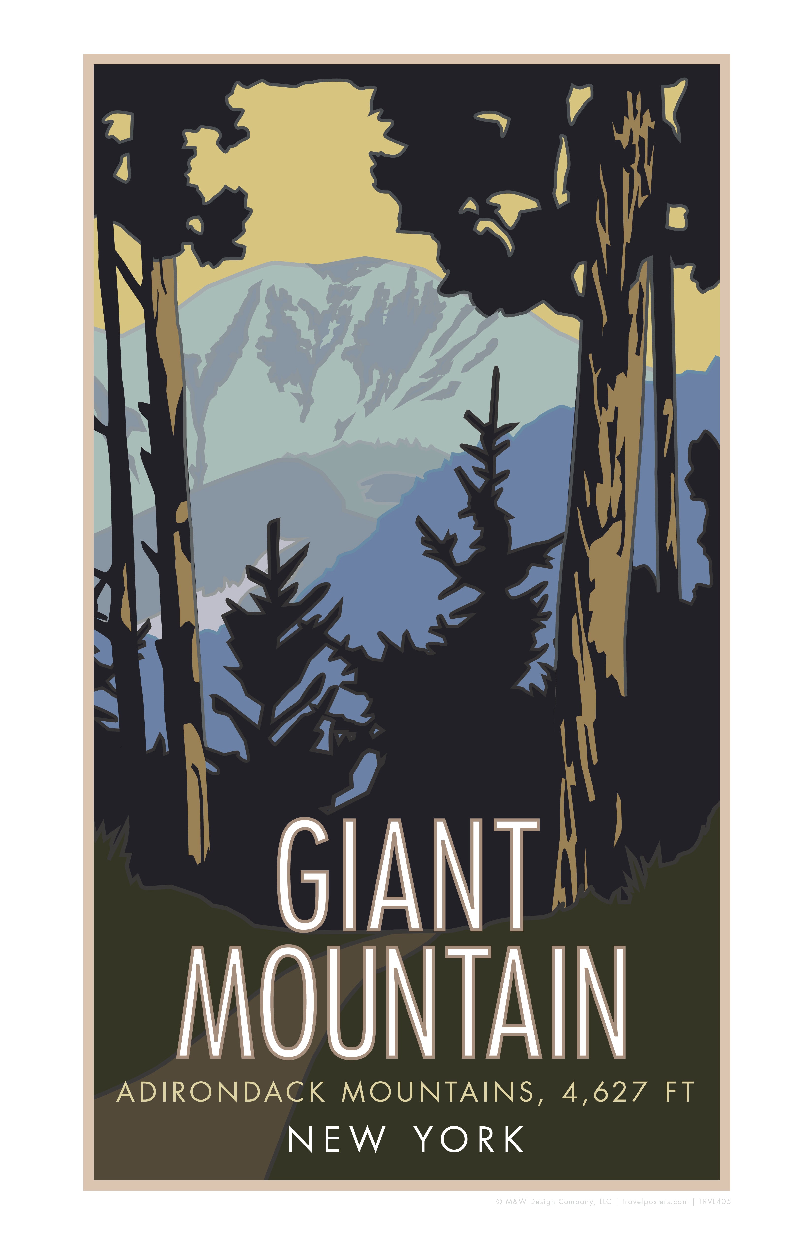Giant Mountain - Poster – Travel Posters