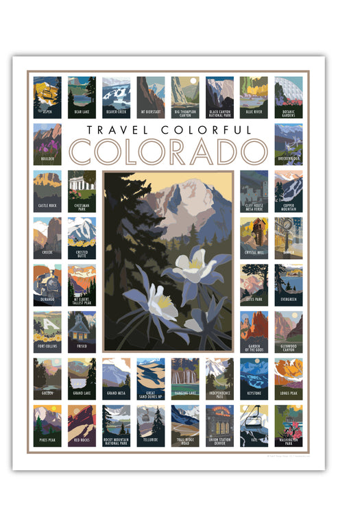 Travel Colorful Colorado - Poster – Travel Posters