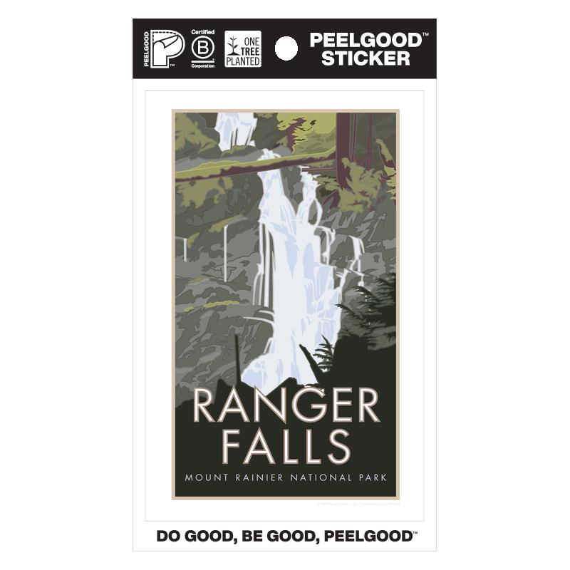 Ranger Falls - 4" x 6" Sticker – Travel Posters